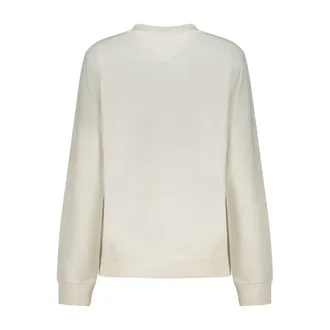 Tommy Hilfiger Logo-Embroidered Cotton Sweatshirt - White