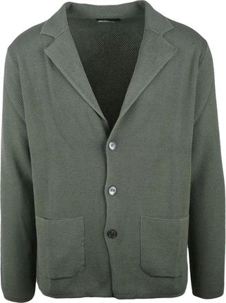 Daniele Fiesoli Homme, Vestes, Vert, Taille: M Giacca in maglia