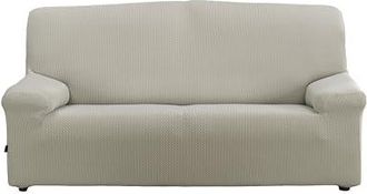 Estoralis | Sumatra | Superelastischer Sofabezug | Maximale Anpassungsfähigkeit | Farbe - C/ 01 Natur | 4-Sitzer-Sofabezug Größe von 220 bis 260 cm. | Anpassbar