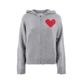 MC2 Saint Barth Kyla Zip-Up Hoodie - - Knitwear - Damen - Grau - M