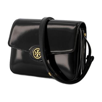 Tory Burch Leather Hobo Shoulder Bag - Black