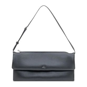 Courr&egrave;ges Cuff Leder Clutch - - Bags - Damen - Schwarzk - ONE SIZE