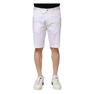 Dolce & Gabbana Denim Bermuda Shorts - - Shorts - Herren - Wei&szlig; - XS