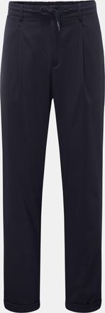 04651/ Herren - Woll-Jogpants navy