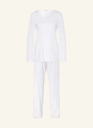 Hanro Schlafanzug Cotton Silk weiss