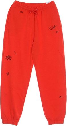 Nike Icon Clash Fleece Highrise Jogger Hose - - Sport - Damen - Rot - L