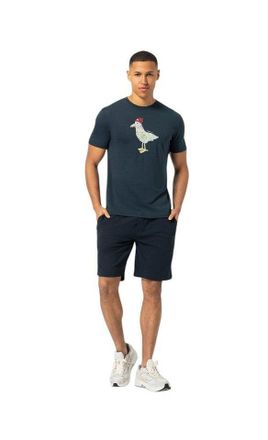super.natural T-Shirt Johnny Tee (Merino-Mix) dunkelblau Herren