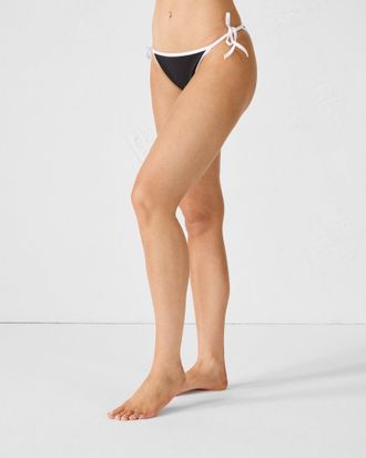 Jott Bas de maillot de bain br&eacute;silien Noir/blanc Maddie bottom - Taille XS