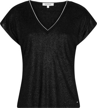 Morgan Kurzarm-T-Shirt Schwarz XS