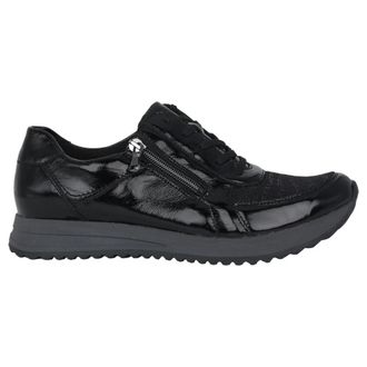 Waldl&auml;ufer Breiter Ledersneaker - Schwarz - - Shoes - Damen - Schwarzk - 39 1/2 EU