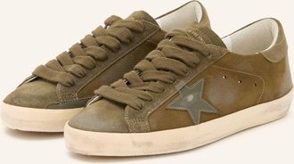 Golden Goose Sneaker Super-Star gruen