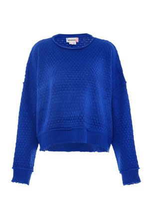 Mymo Pullover Frauen K&Ouml;NIGSBLAU