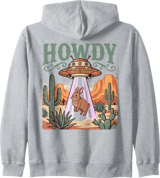 Image UFO Howdy Desert Rabbit Kapuzenjacke