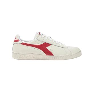 Diadora Vintage Leder Sneakers Wei&szlig; Rot - - Shoes - Herren - Wei&szlig; - 36 1/2 EU