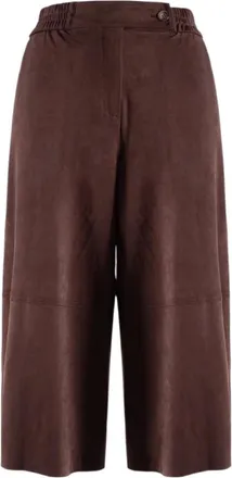 Nenette Bermuda Palazzo - Femme - Pantalons - Violet - Taille: 36 FR