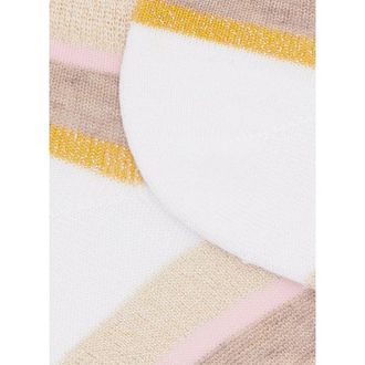 Dor&eacute; Dor&eacute; Chaussettes basses &agrave; rayures en coton m&eacute;lang&eacute;