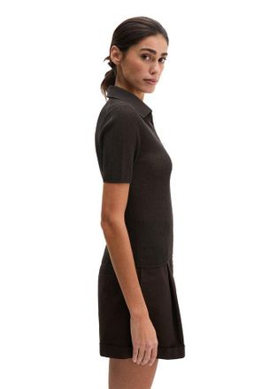 Marc O'Polo Polokragenpullover aus edlem Viskose-Leinen-Mix