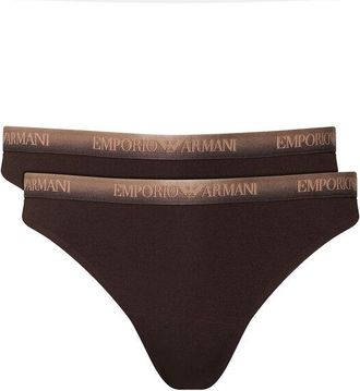 Emporio Armani String-Set EW000402 AF25572 U6279 Dunkelbraun