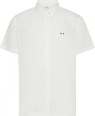 Sun 68 Homme, Tops, Blanc, Taille: XL Camicia S36108