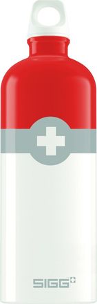 Sigg Erwachsene Trinkflasche Swiss Logo, Rot, 1 Liter, 8507.80