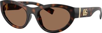 Dolce & Gabbana unisex, Accessoires, Brun, Taille: 54 MM 0Dg6207 Lunettes de soleil