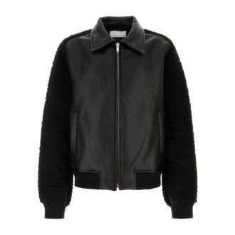 Random Identities Homme, Vestes, Noir, Taille: S Veste en cuir synth&eacute;tique