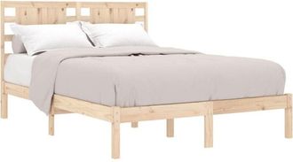 vidaXL Massivholzbett 135x190 cm Vidaxl