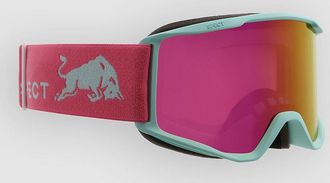 Red Bull Spect Eyewear NEON Turquoise Goggle red with purple mirror