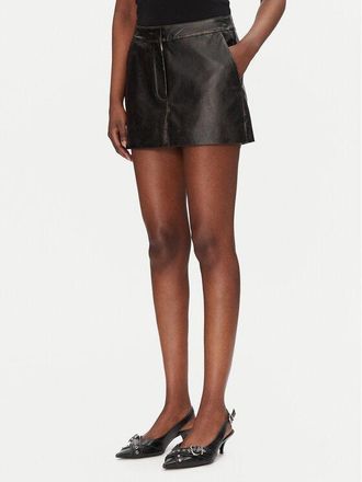 Jack & Jones Rock aus Kunstleder Selma 12271904 Schwarz Slim Fit