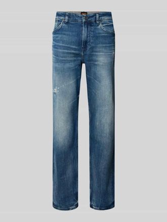 Boss Orange by Hugo Boss Regular Fit Straight Leg Jeans aus Baumwoll-Mix Modell RE.MAINE BO VISIBLE