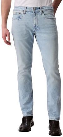 Calvin Klein Jean Homme Marbled Beacon Slim Fit, Bleu (Marbled Beacon), 30W/30L