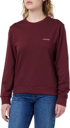 Calvin Klein Damen Pullover, Rot (Tawny Port), L