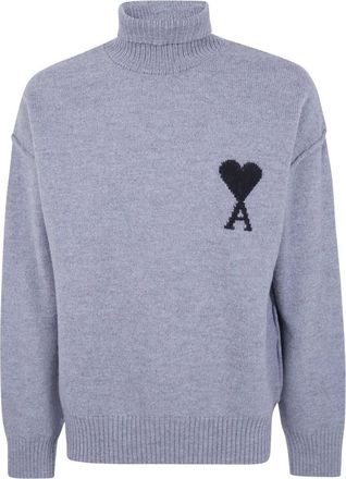 Ami Herren, Strickwaren, Grau, LGr&ouml;&szlig;e