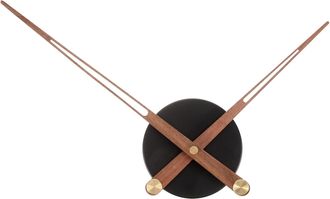 Holibanna MUCKLILY Gro&szlig;es DIY Uhrwerk mit Metall-Zeigern und stabilem Holzzeigersatz, leises Wanduhr Ersatzteil f&uuml;r selbstgebauten Wanduhren, einfache Montage, 