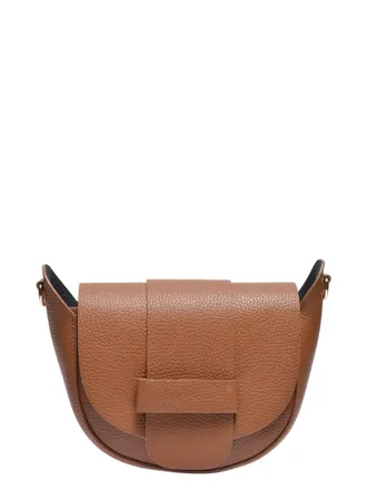 Anna Luchini Braun Rindsledertasche