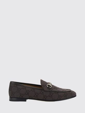 Gucci Mocassins en tissu jacquard GG avec d&eacute;tail Mors
