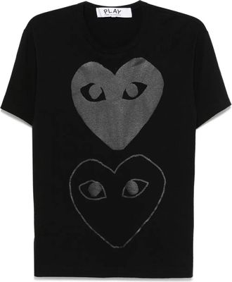 Comme Des Gar&ccedil;ons Logo Print T-Shirt