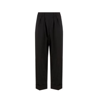 Lebrand Pantalon Lodos en laine m&eacute;lang&eacute;e