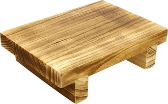 BESTONZON Holzhocker Tritthocker Aus Robustem Holz Kompakter Fu&szlig;hocker Mit Belastbarer Tragf&auml;higkeit Vielseitig F&uuml;r Bad K&uuml;che Schlafzimmer Ergonomische Fu&szlig;st&uuml;tz