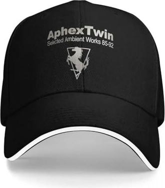 Generic Casquette pour Hommes, Glow in The Dark XL R & S Records Ambient Works Hat Caps pour Hommes Casquettes de Baseball Cadeau pour Hommes Casquette de Bas