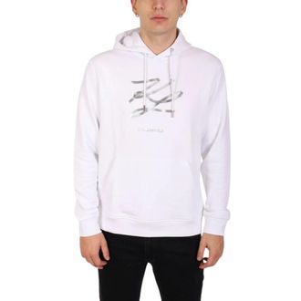 Karl Lagerfeld Hoodie - - Sweatshirts & Hoodies - Herren - Wei&szlig; - XL
