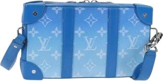 Louis Vuitton Sac bandouli&egrave;re portefeuille Soft Trunk Pre-owned - Homme - Pre-owned - Bleu - Taille: ONE Size