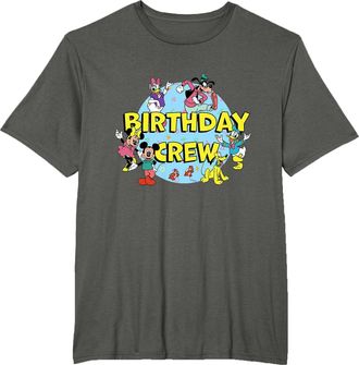 Disney Mickey and Friends Birthday Crew Party Matching T-Shirt