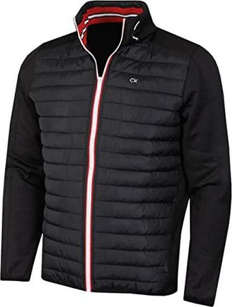 Calvin Klein Hybrid Insulate Veste légère pour Homme - Noir/Rouge - XXXXL