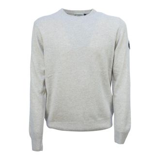 Roy Rogers Homme, Pulls, Beige, Taille: L Maglia girocollo in lana e cashmere