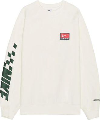 Nike sweat Sportswear Trend Sail/Black en polaire - Blanc