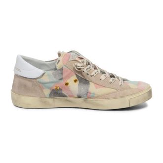 Philippe Model Vintage-Effekt Low-Top-Camouflage-Schuhe - - Shoes - Damen - Mehrfarbig - 36 EU