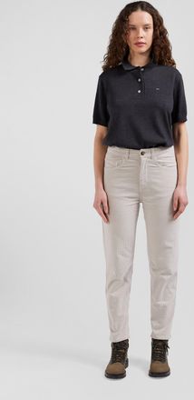 Eden Park Pull Manches Courtes &Agrave; Col Polo En Laine Gris Anthracite Coupe Regular