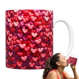 Generico Tasse de Saint-Valentin - Tasses à café de la Saint-Valentin, Tasse romantique de la Saint-Valentin | Tasse en céramique, tasse à café | Tasse à thé d