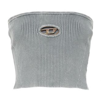 Diesel Damen, Oberteile, Grau, SGr&ouml;&szlig;e